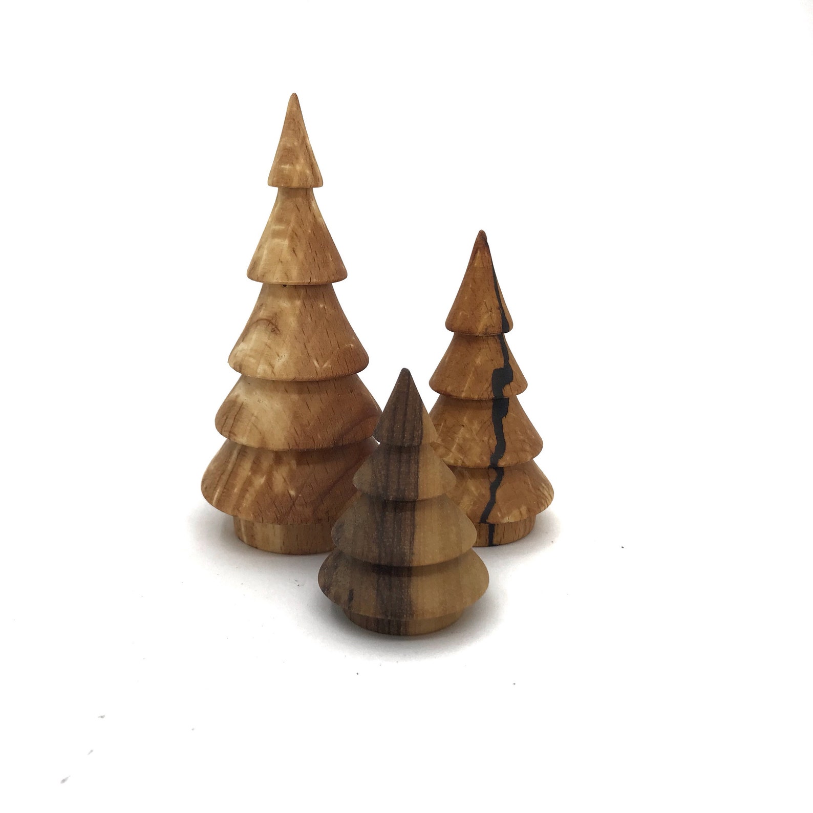 Set of Three Christmas Trees. - Etsy