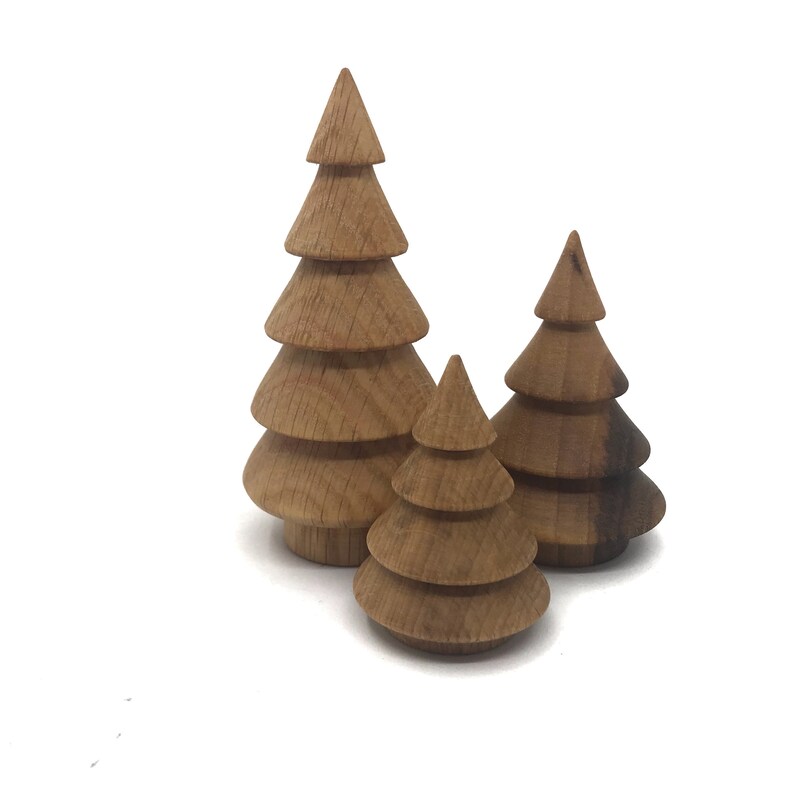 Set of Three Christmas Trees. - Etsy