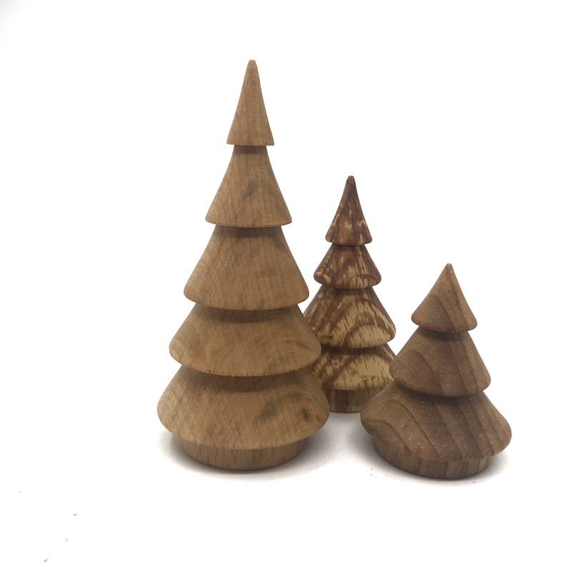 Set of Three Christmas Trees. - Etsy