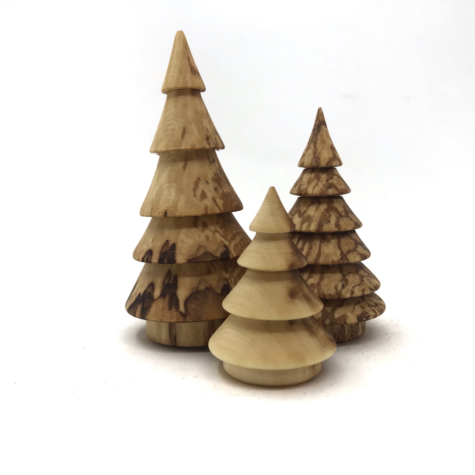 Set of Three Christmas Trees. | Etsy