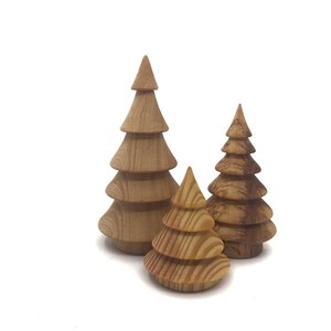 Set of Three Christmas Trees. - Etsy