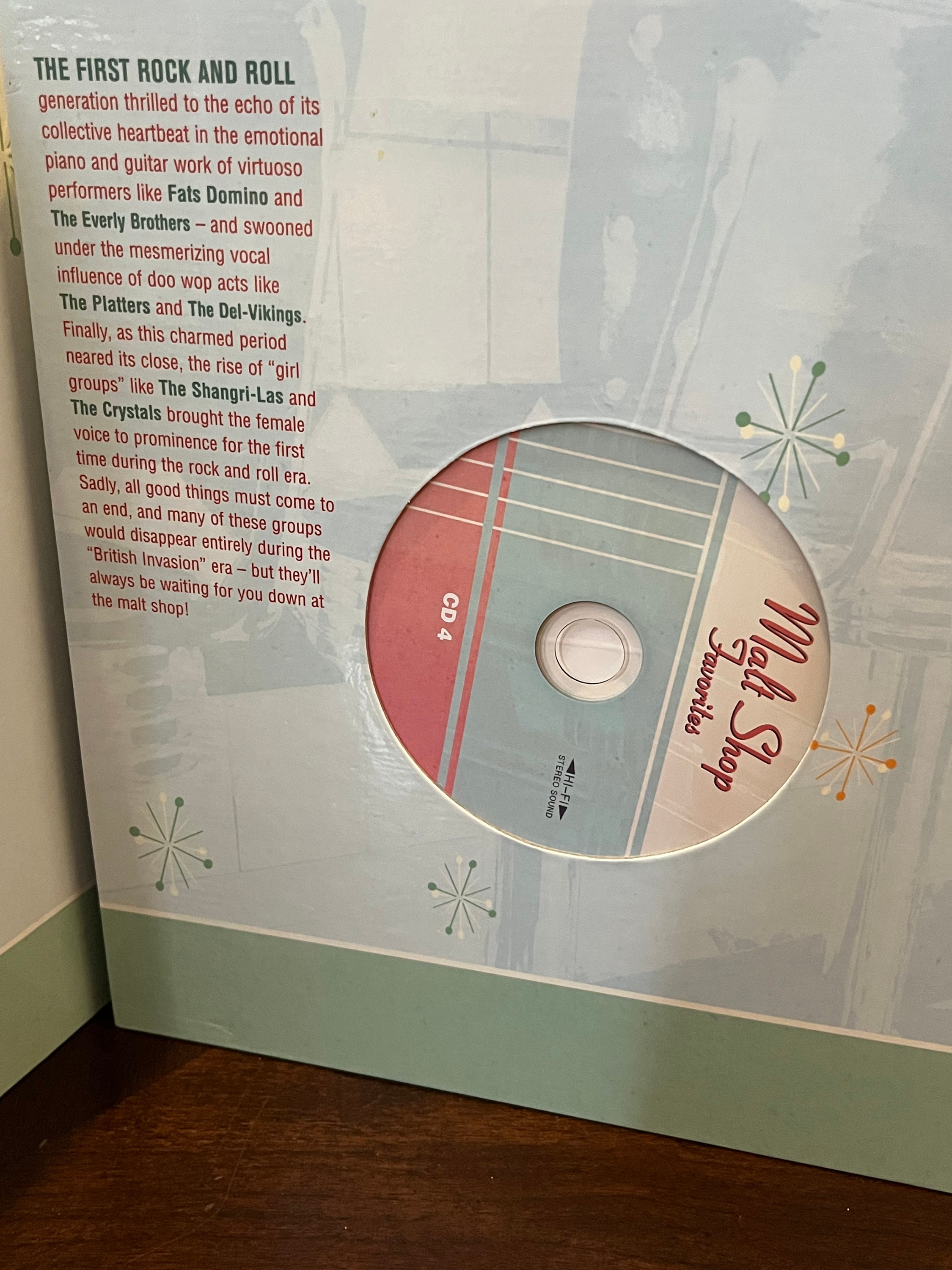 4/ CD Set Malt Shop Favorites Collectible Cds Book Records - Etsy