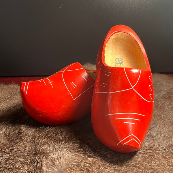 Red Clogs - Etsy