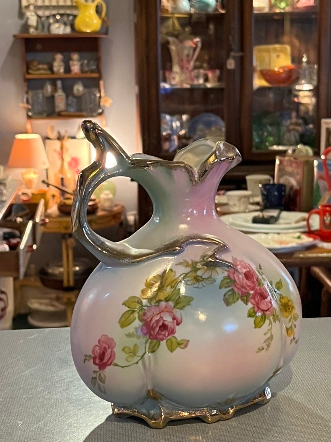 RS Prussia Porcelain Pitcher/ Vase/ Gift/ Collectible - Etsy