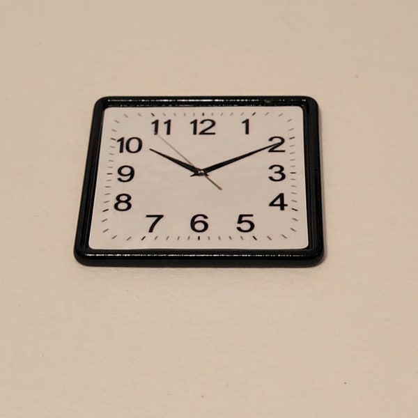 Square Wall Clock - Etsy