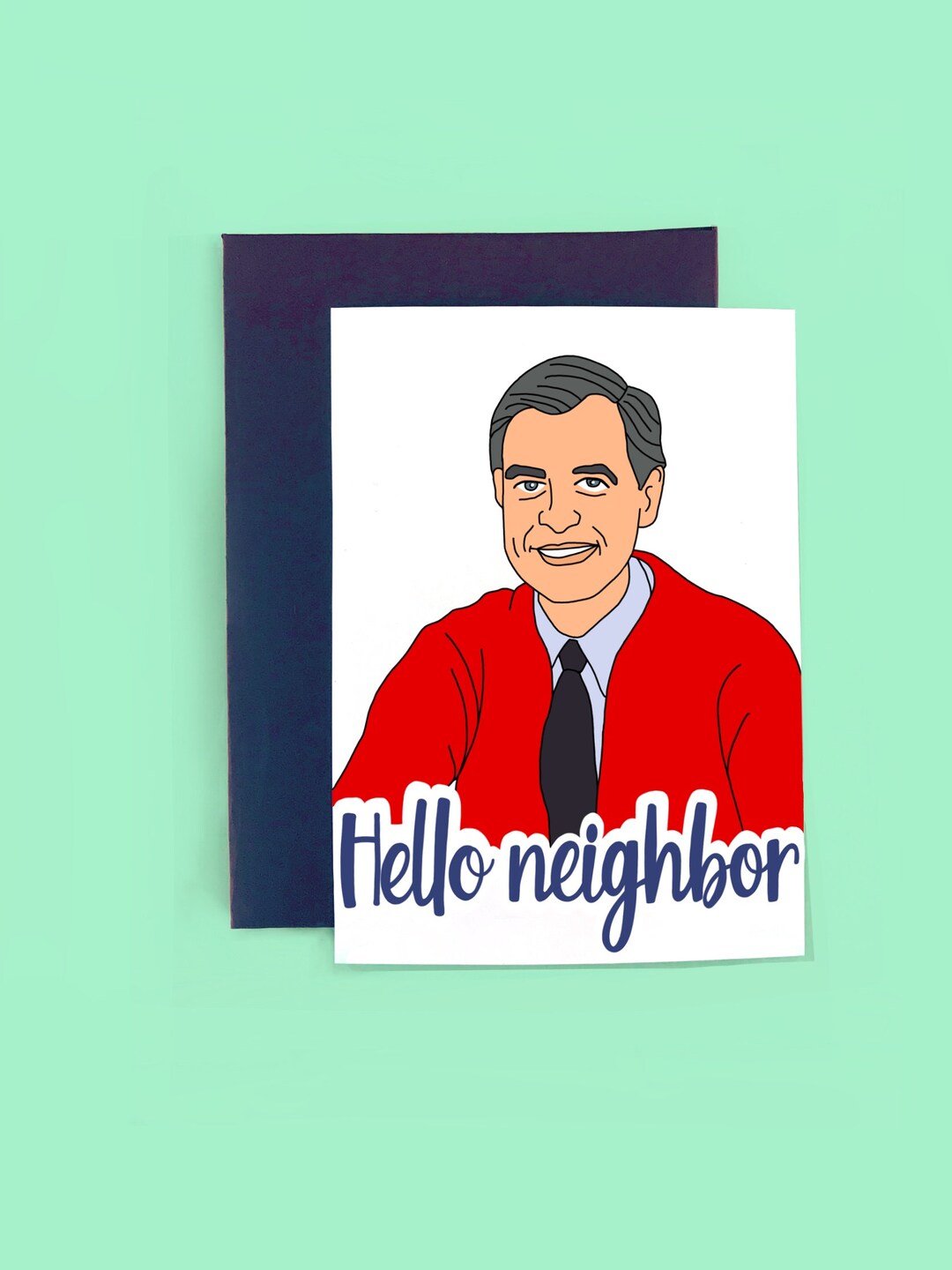 Hello Neighbor Card - Etsy