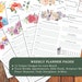 Weekly Printable Planner Pages - Weekly Snapshot - Undated Planner ...