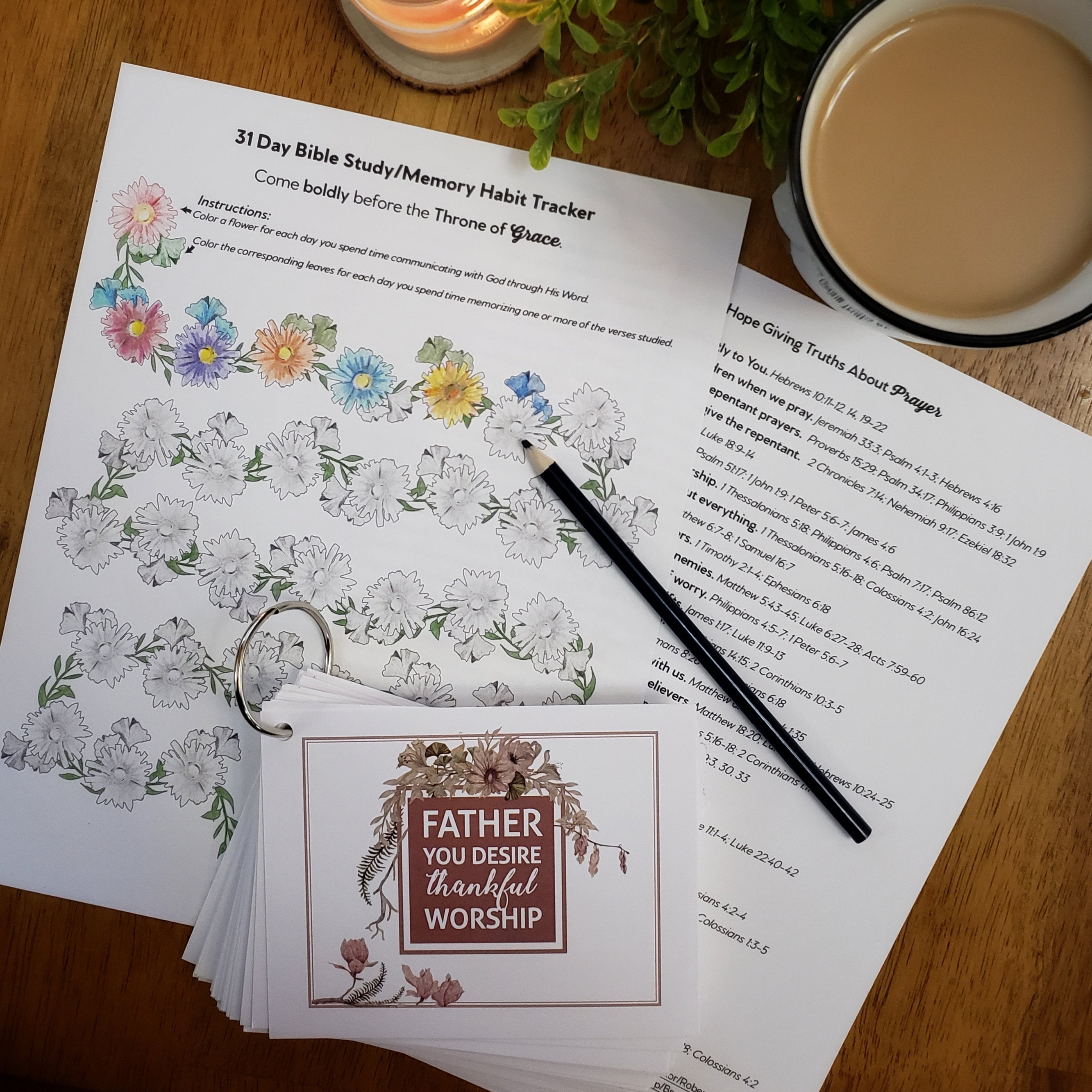 Prayer Scripture Flash Cards KJV and ESV - Etsy