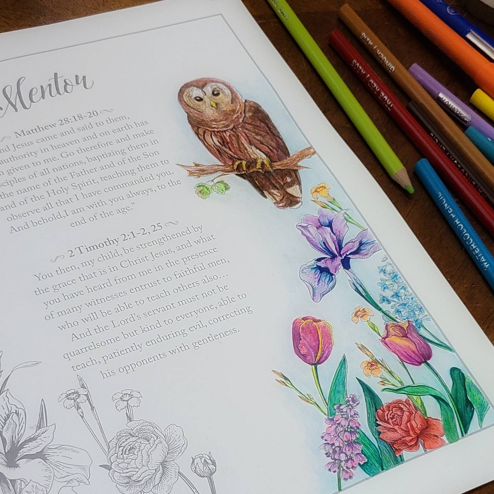 My Identity in Christ Coloring Pages - Bible Memory Coloring Pages ...