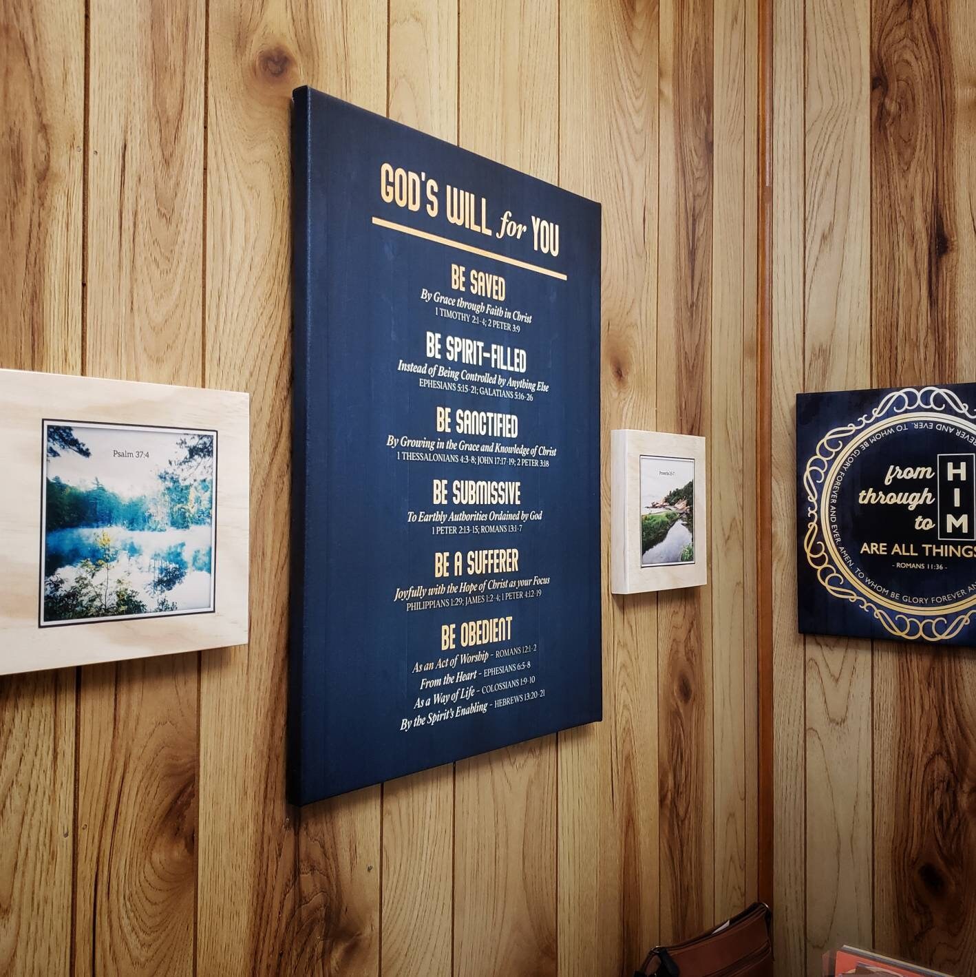 God's Will Printable Scripture Artwork Bible Verse Art - Etsy