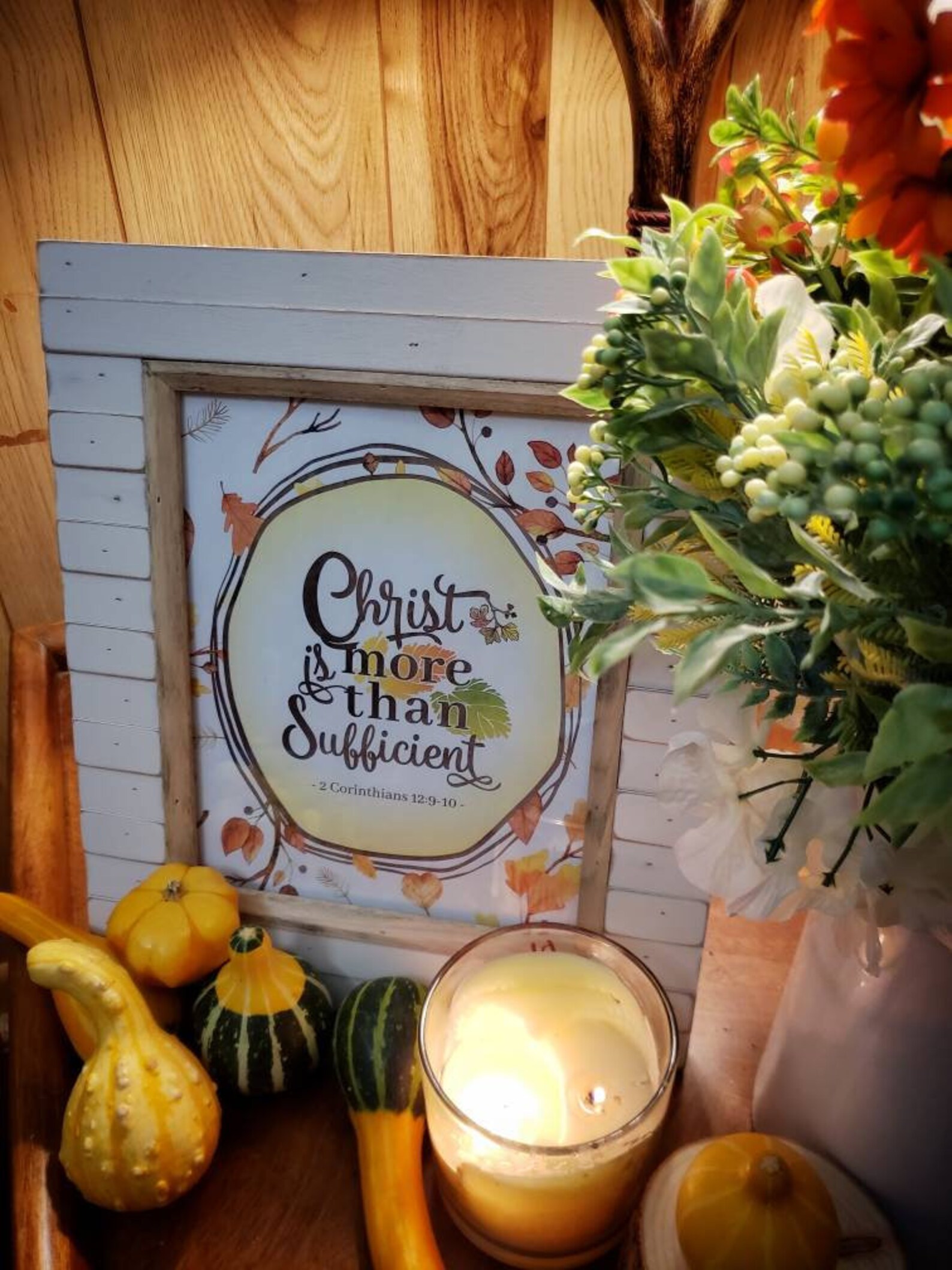 Christ is Sufficient Printable Scripture Artwork - Etsy