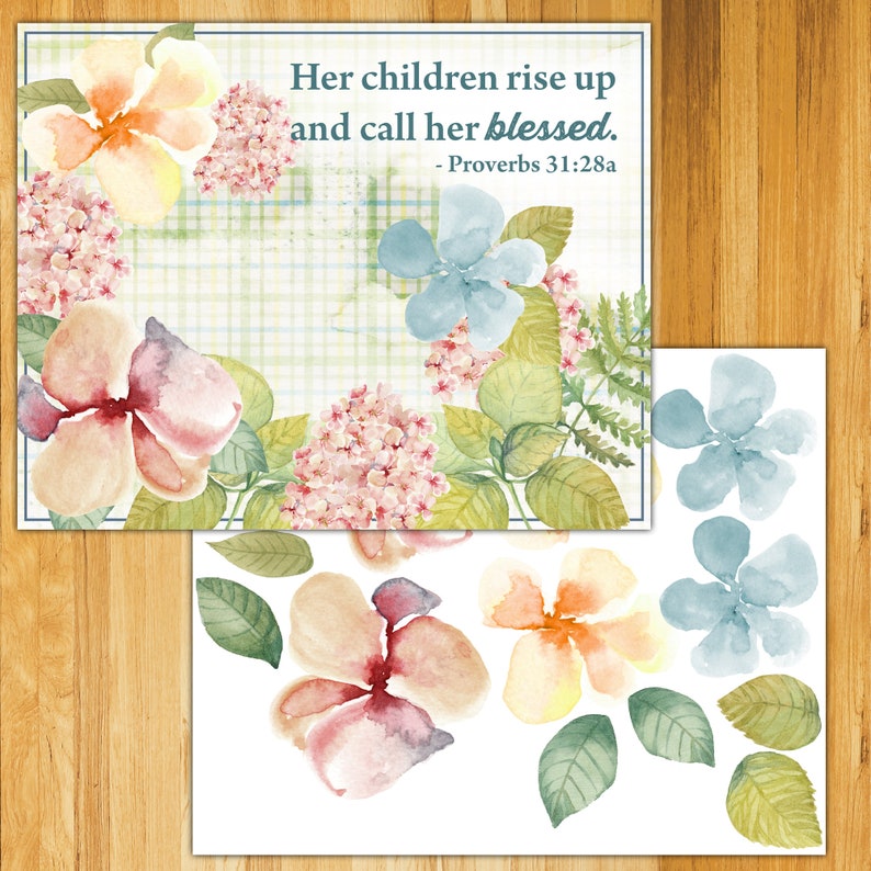 Mother's Day Craft - Proverbs 31:28 - Mother's Day Picture - Flower ...