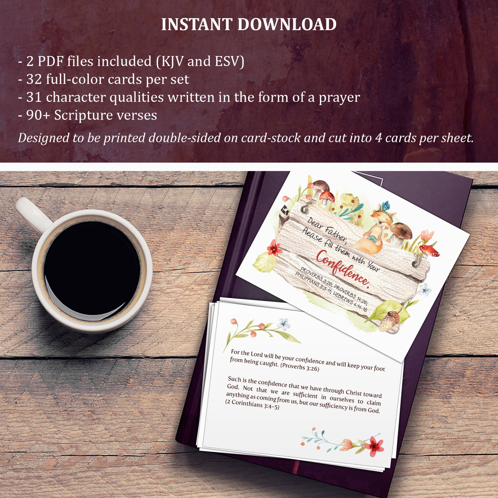 Praying God's Word for Your Students Printable Scripture Flash Cards ...