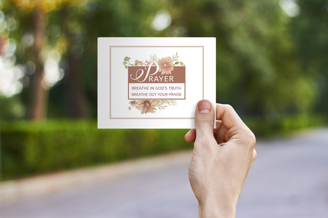 Prayer - Scripture Flash Cards - KJV and ESV - Etsy