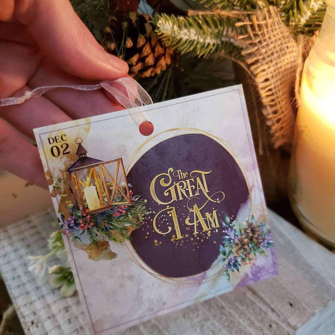 Names of Jesus Advent Flash Cards - Advent Squares - Christmas Cards ...