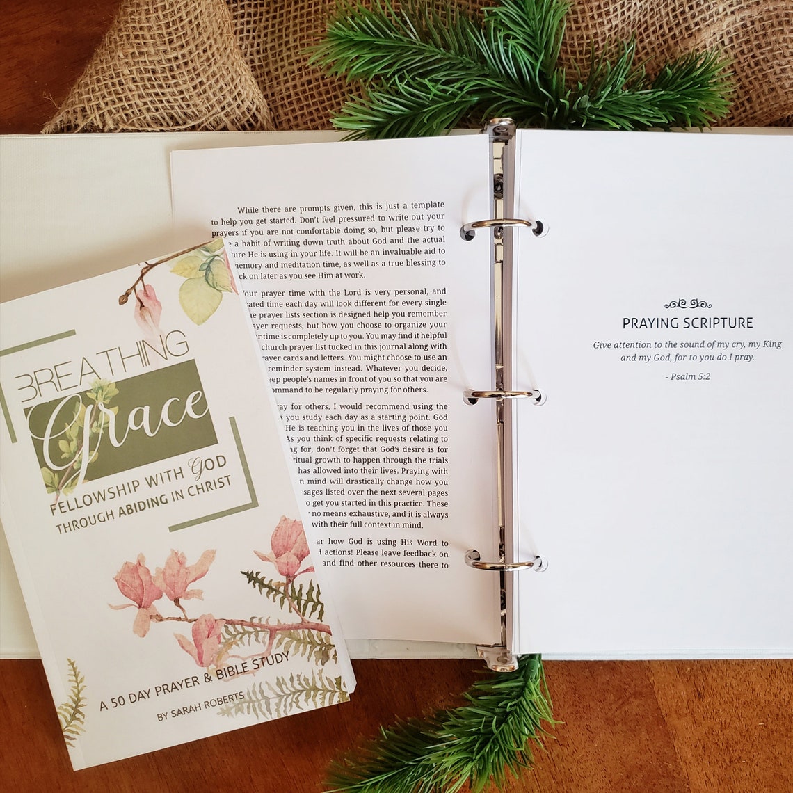 Breathing Grace Journal Downloadable Prayer Journal Bible Study Journal ...