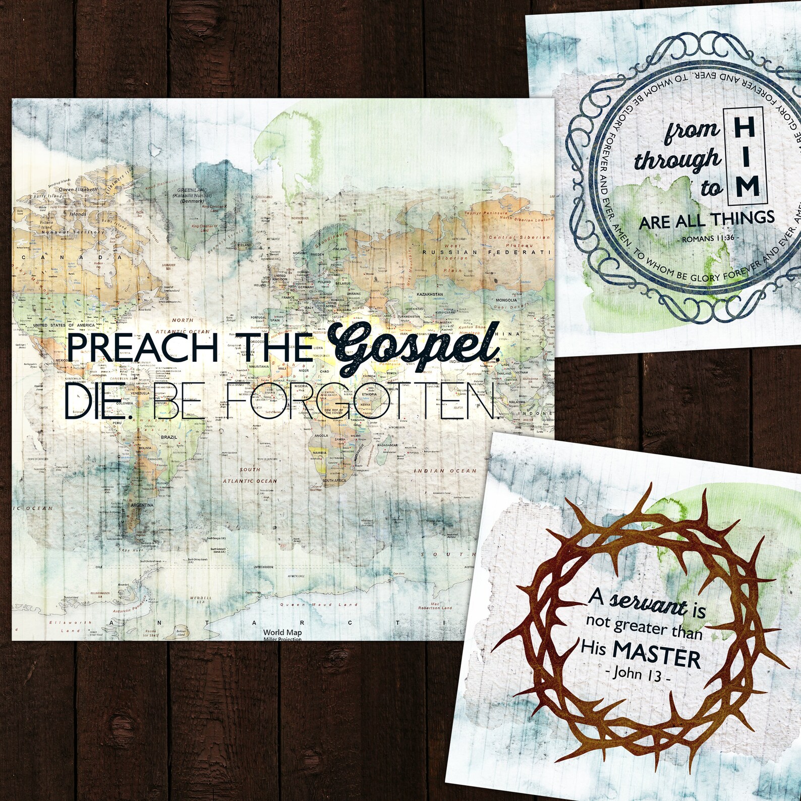 Printable Scripture Artwork Missions Quote Inspirational Quote Square ...