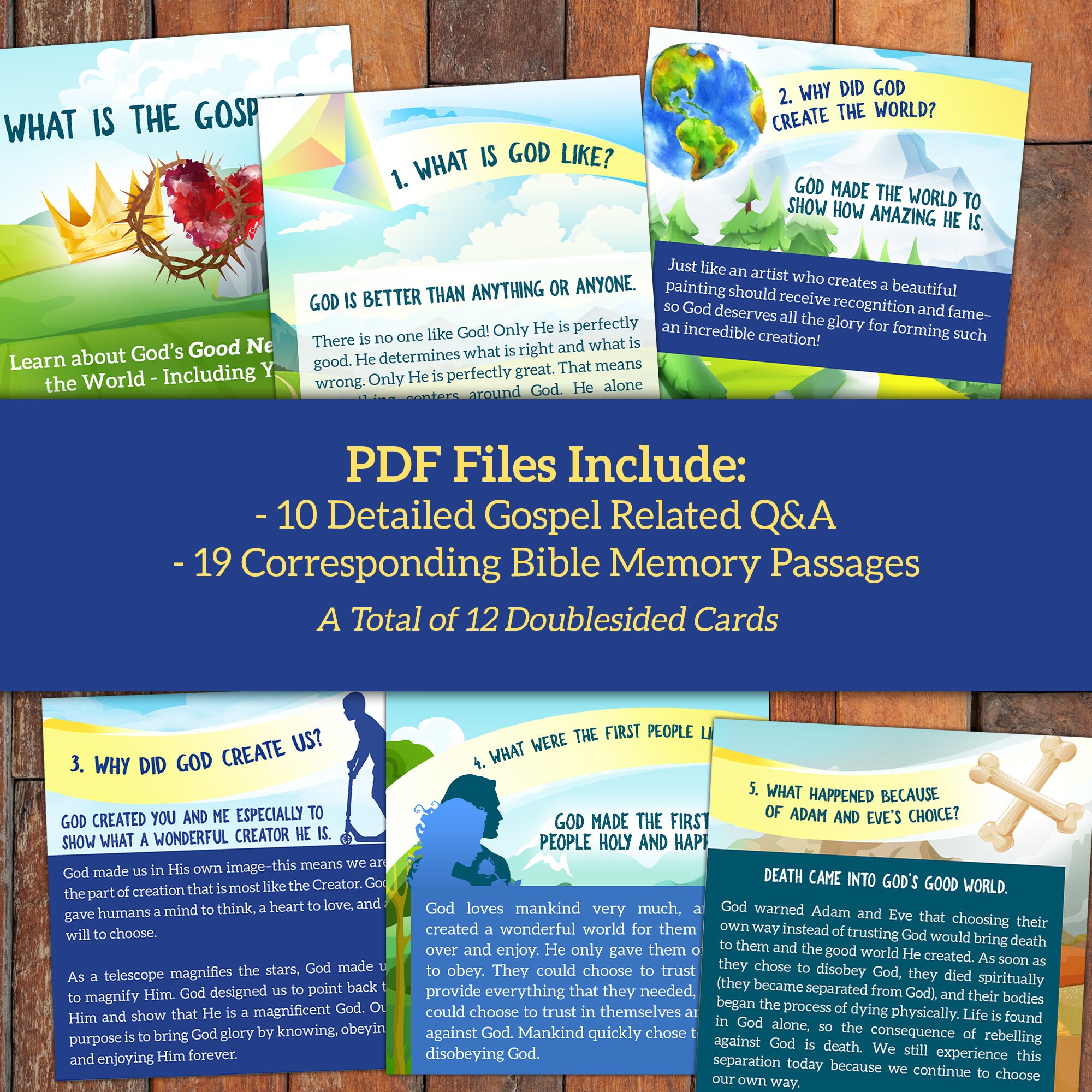 Gospel Flash Cards - Bible Memory and Meditation Cards About the Gospel ...