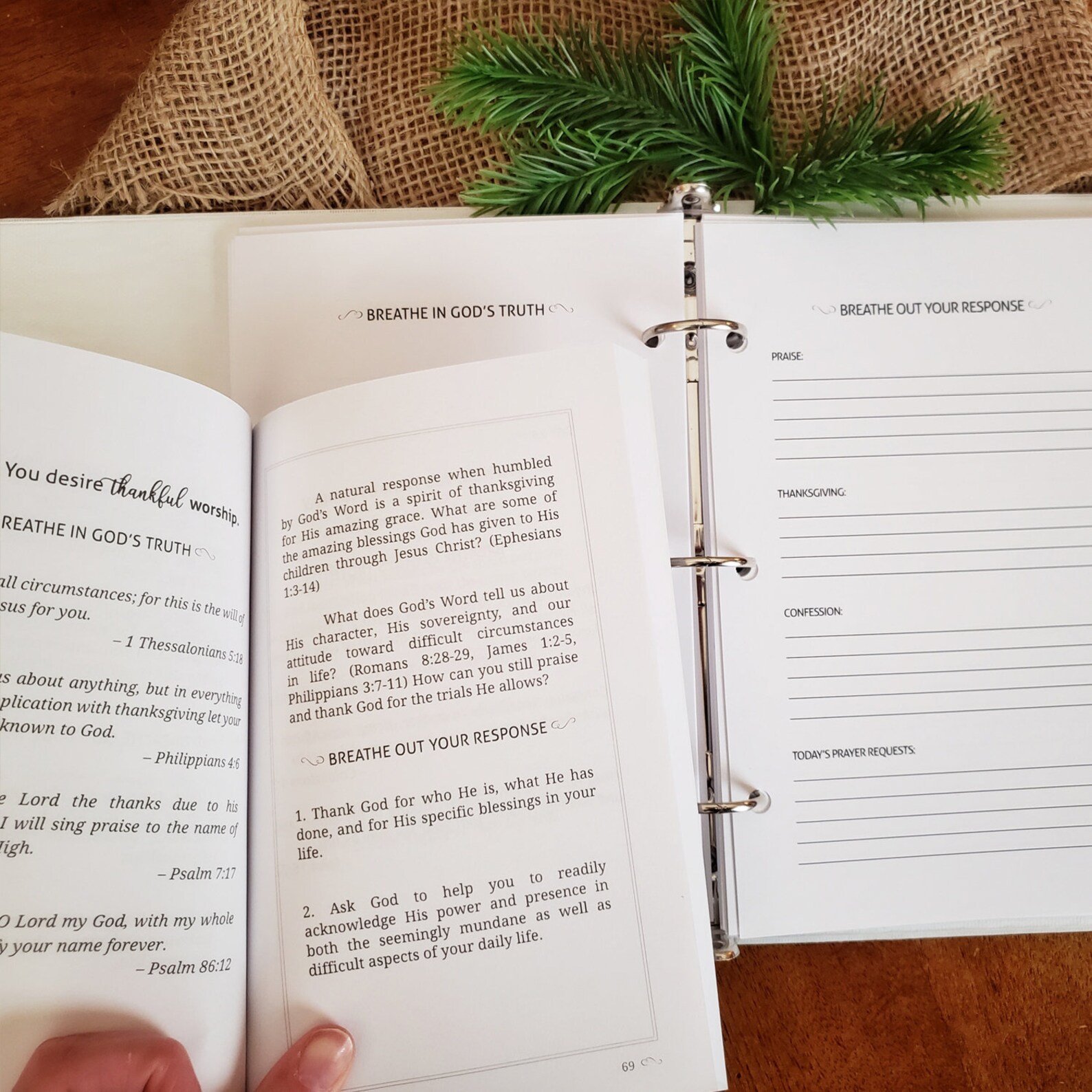 Breathing Grace Journal Downloadable Prayer Journal Bible Study Journal ...