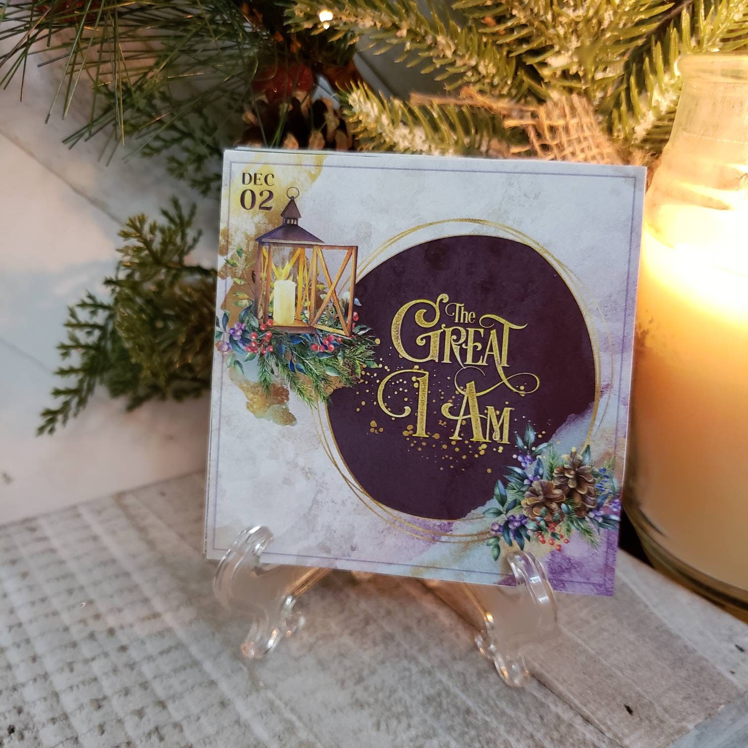 Names of Jesus Advent Flash Cards - Advent Squares - Christmas Cards ...