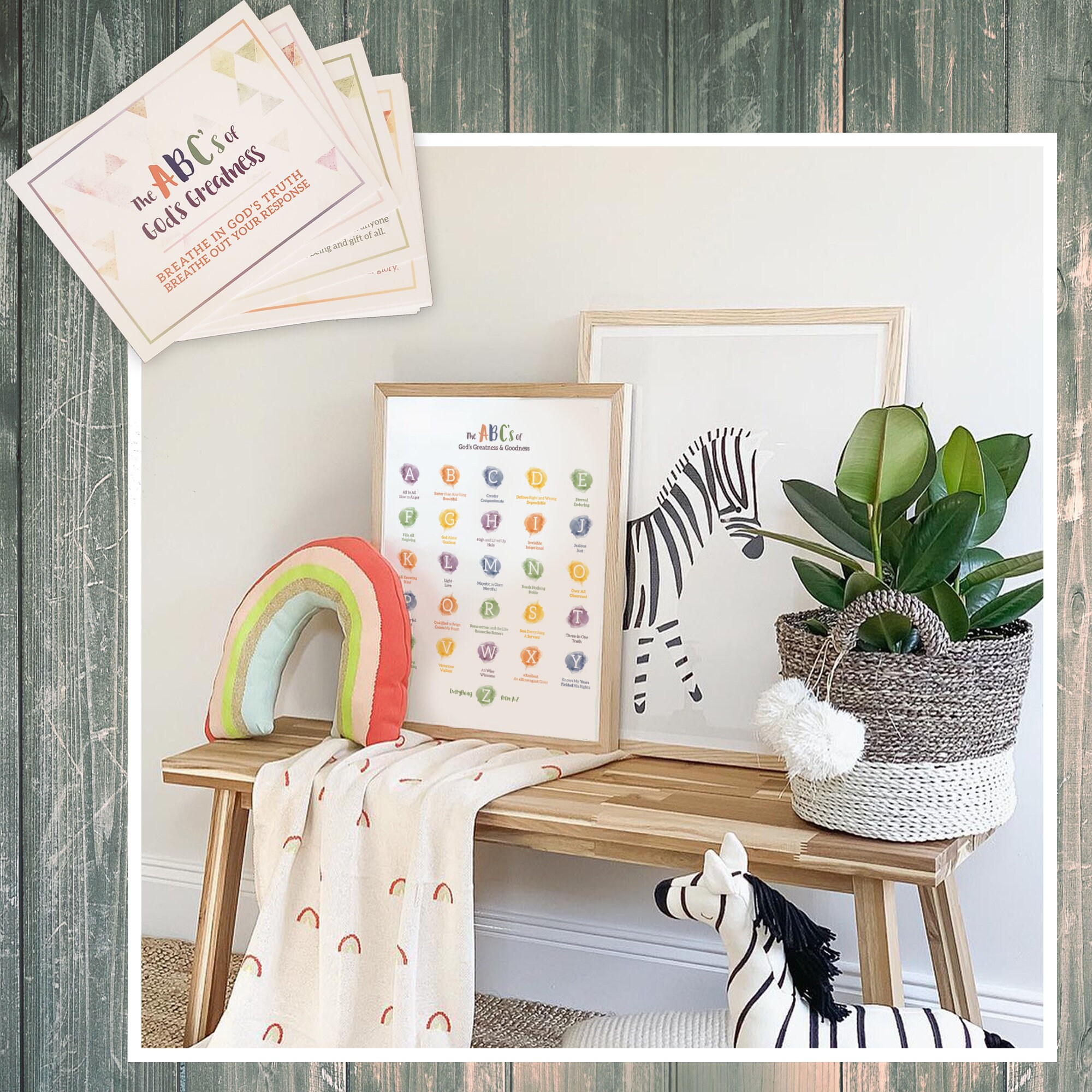 God's Attributes ABC Printable - Abcs - Wall Art - Digital Dowload ...