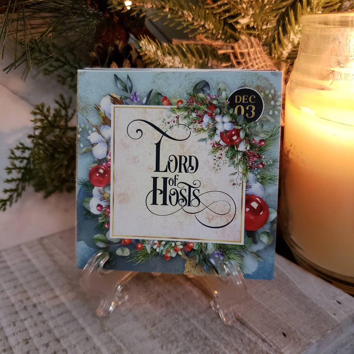 Names of Jesus Advent Flash Cards - Advent Squares - Christmas Cards ...