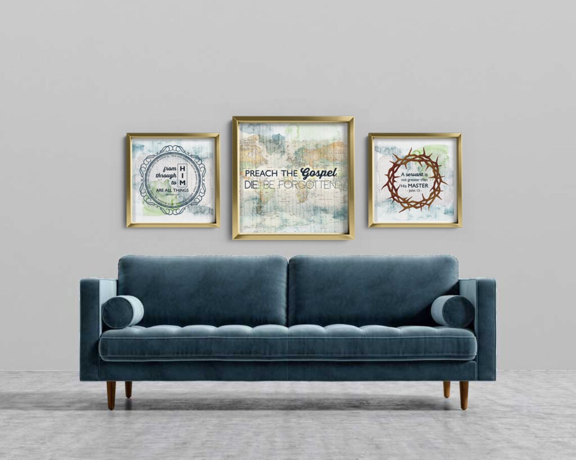 Printable Scripture Artwork Missions Quote Inspirational Quote Square ...