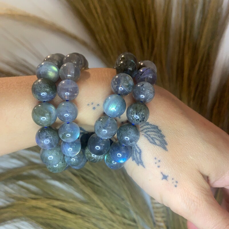Labradorite Bracelet - Etsy