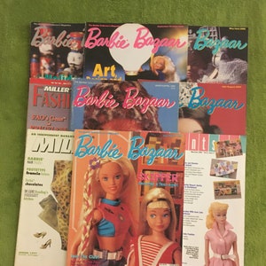 6+ Lbs of Barbie Bazaar and Miller's Barbie Collector Magazines - 9 ...