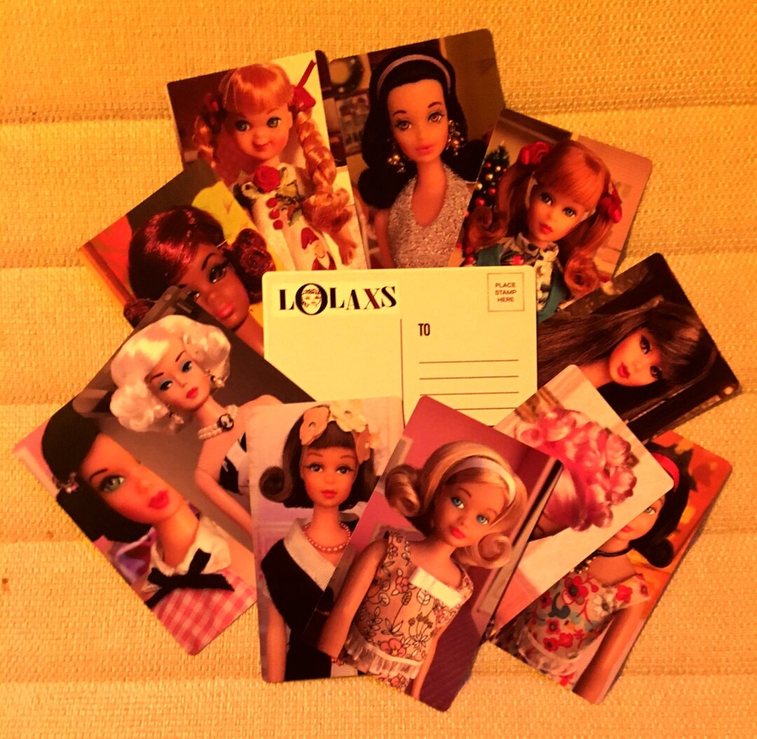 New, Sealed Barbie Lolaxs Postcards Series 1: A Dozen Unique Vintage ...