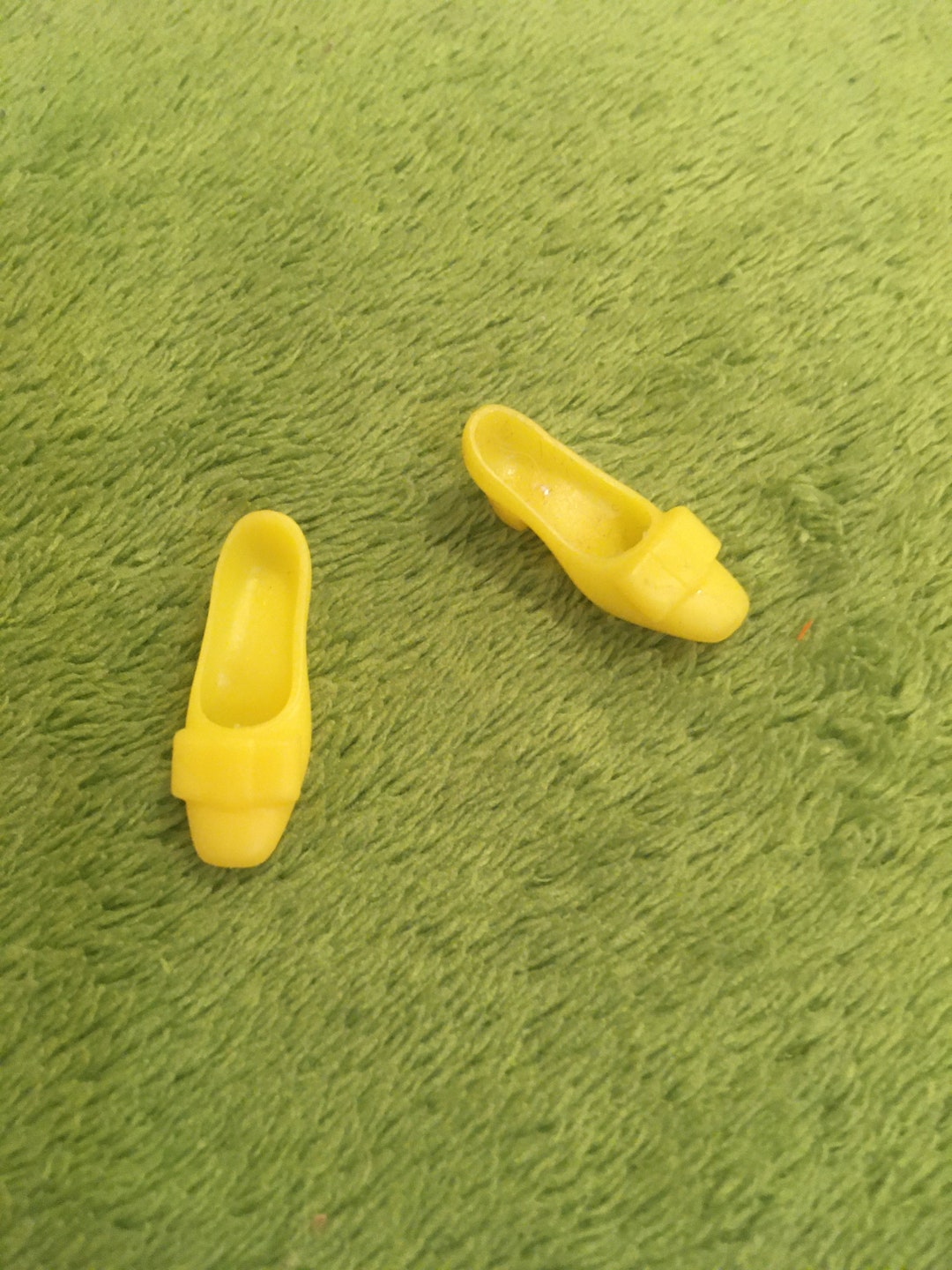 Squishy Sunny Yellow Barbie and Friends Reproduction Low Heels - Etsy