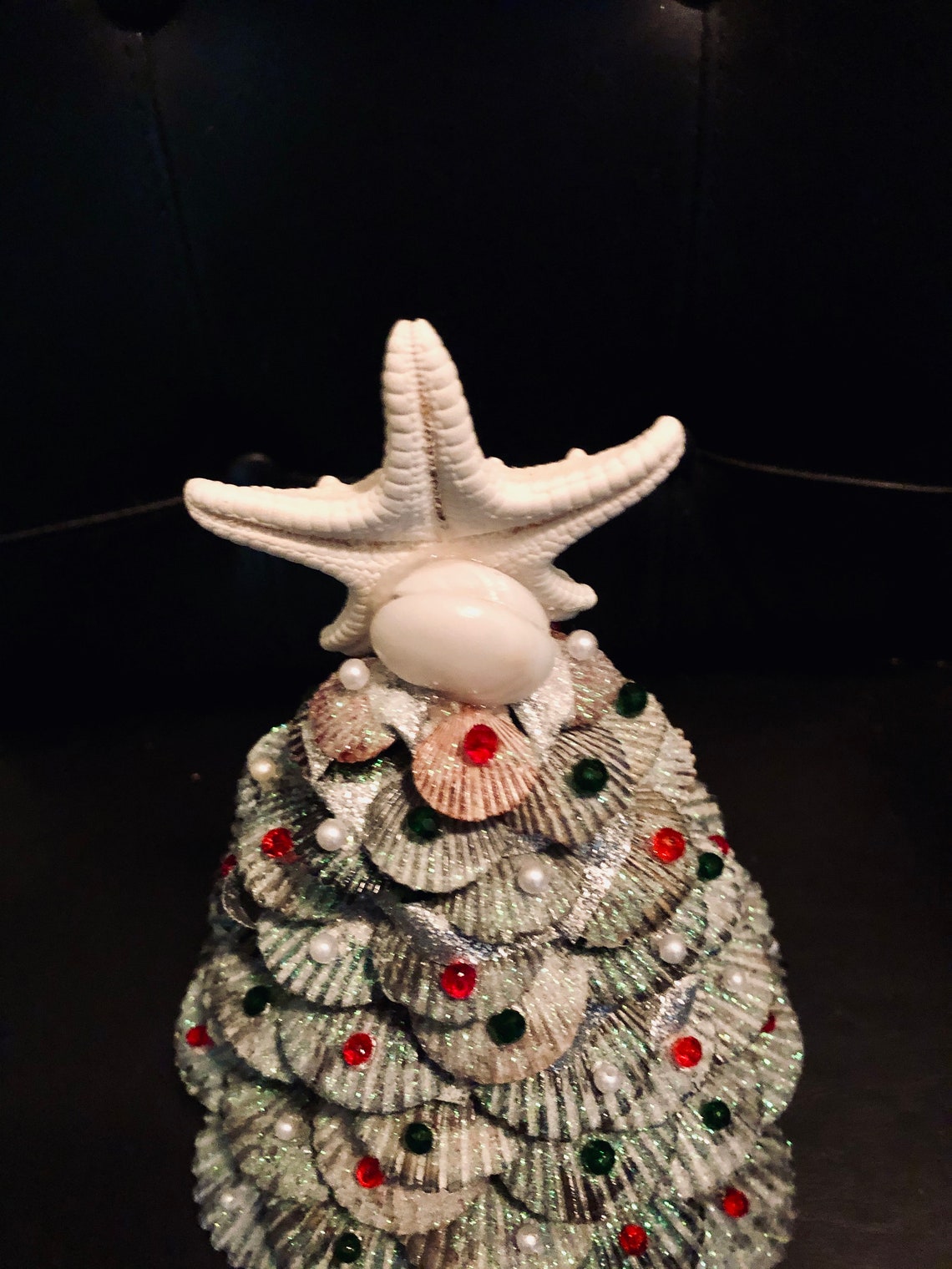 12 Inch Tabletop Scallop Shell Tree - Etsy