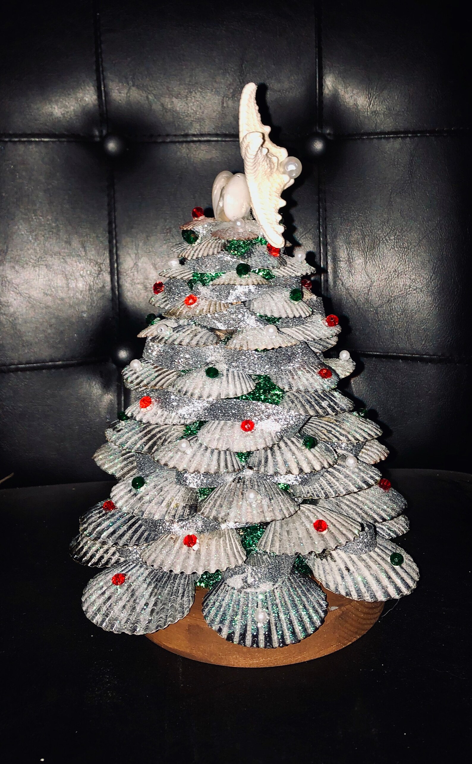 12 Inch Tabletop Scallop Shell Tree - Etsy