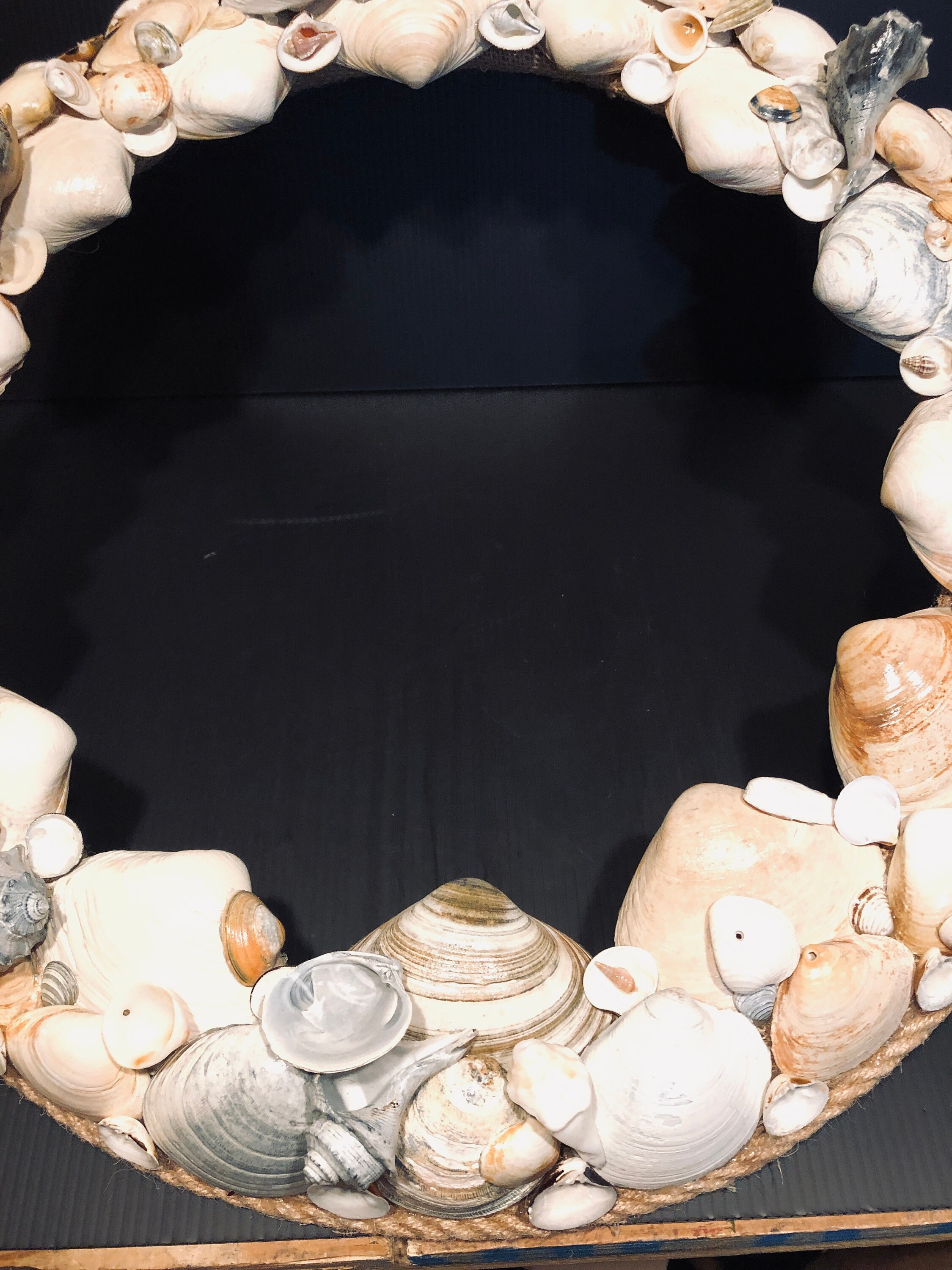 Clam & Welk Shell 19 Inch Wreath - Etsy