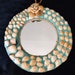 Handmade Cockle Shell & Blue Sand Mirror - Etsy