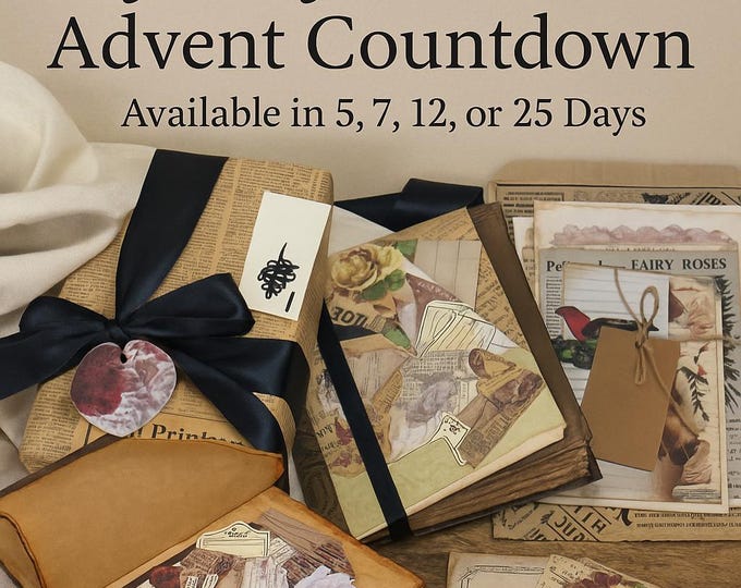 Writing Journal Advent Calendar 5,7, 12 or 25 Days of Christmas ...
