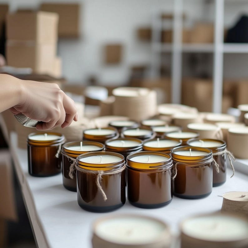 Wholesale Candle Starter Set Bulk Soy Candles 8 Oz Small Batch Candle ...