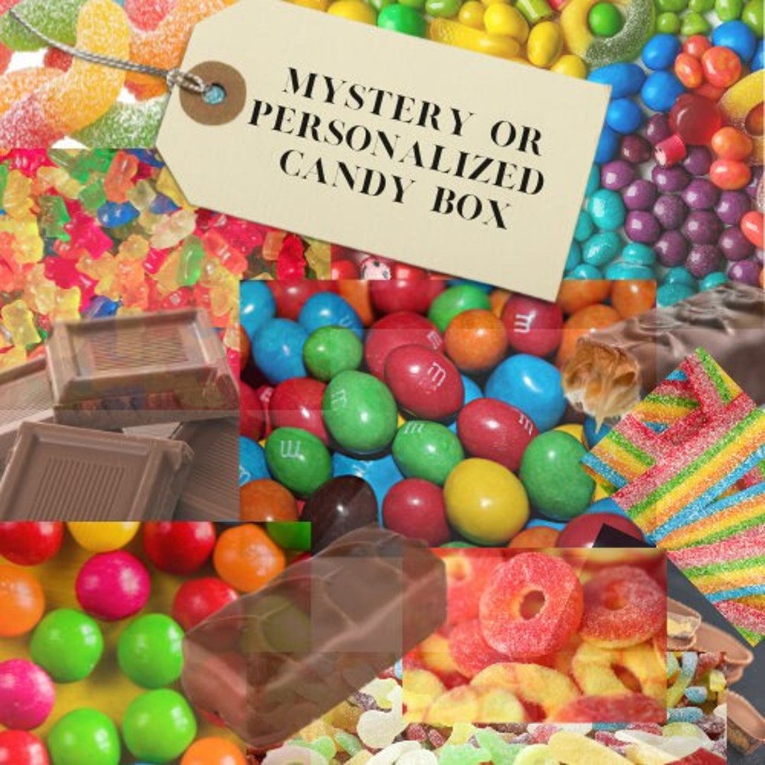 Mystery Candy Box Kids Halloween Trick or Treat Candy Surprise 1 LB ...