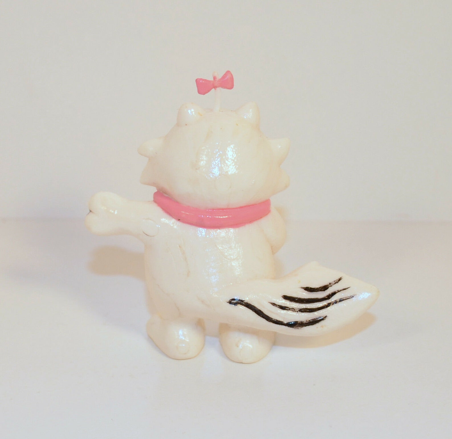 Rare Vintage Heathcliff Girlfriend Sonja White Cat Pink Bow PVC Action ...