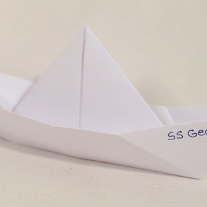 SS Georgie Origami Paper Boat Custom Stephen King IT Clown Movie Prop ...