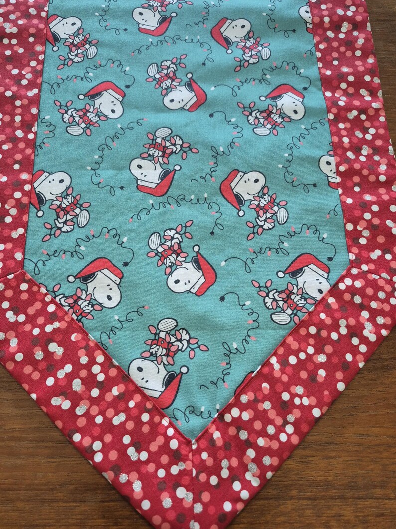 Snoopy Christmas Table Runner - Etsy