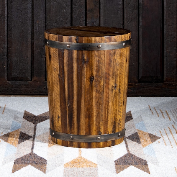 Whiskey Barrel Table - Etsy