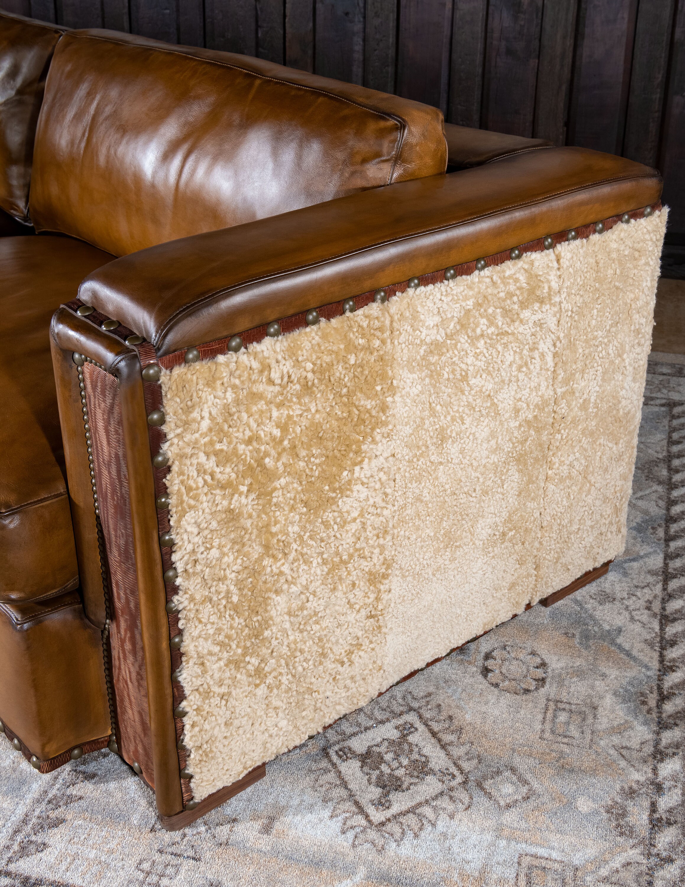 Cowboy Architect Sofa Modern Rustic American Made High Quality Full ...