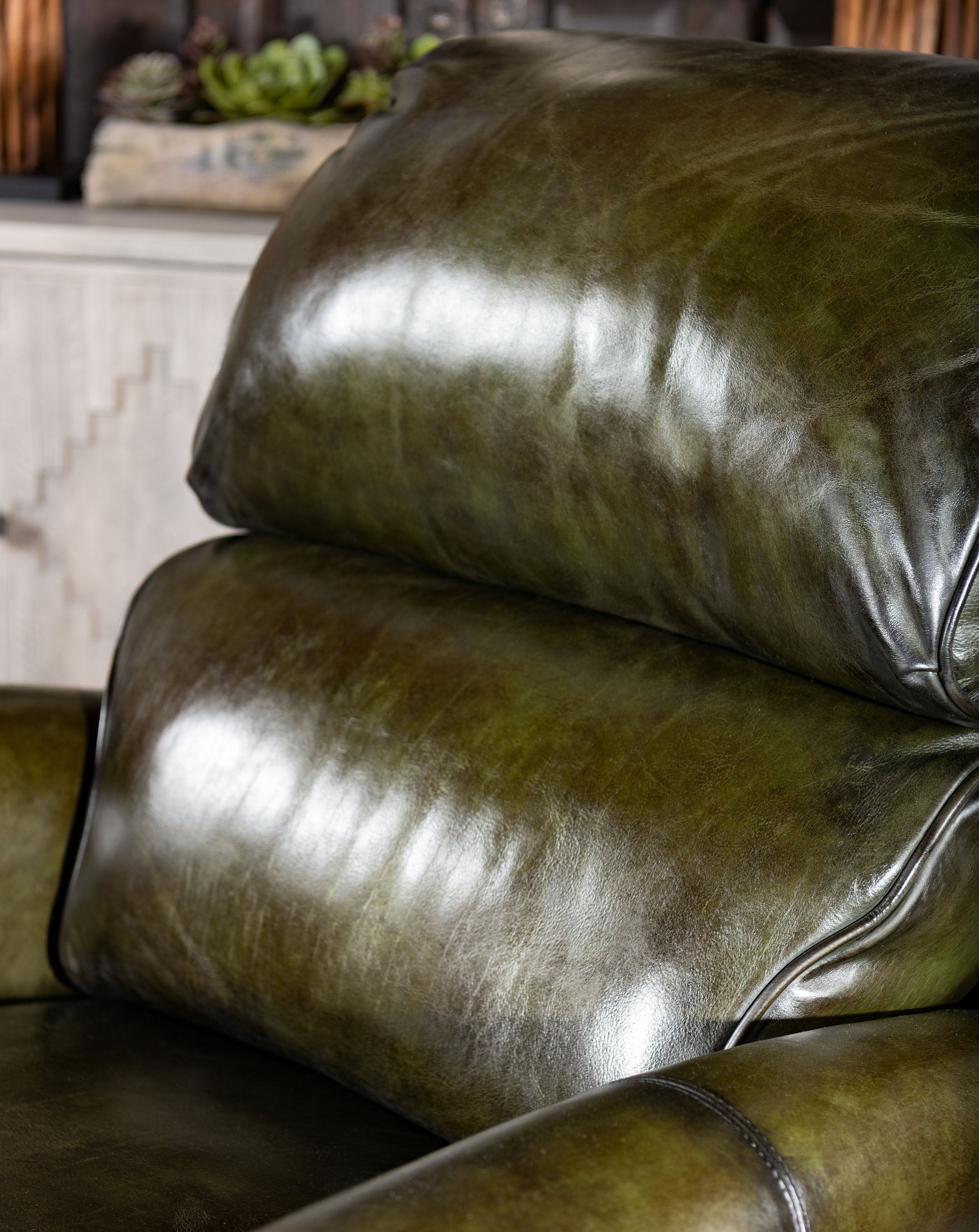 Daphne Leather Recliner | Fine Leather Furniture | American Made - Etsy