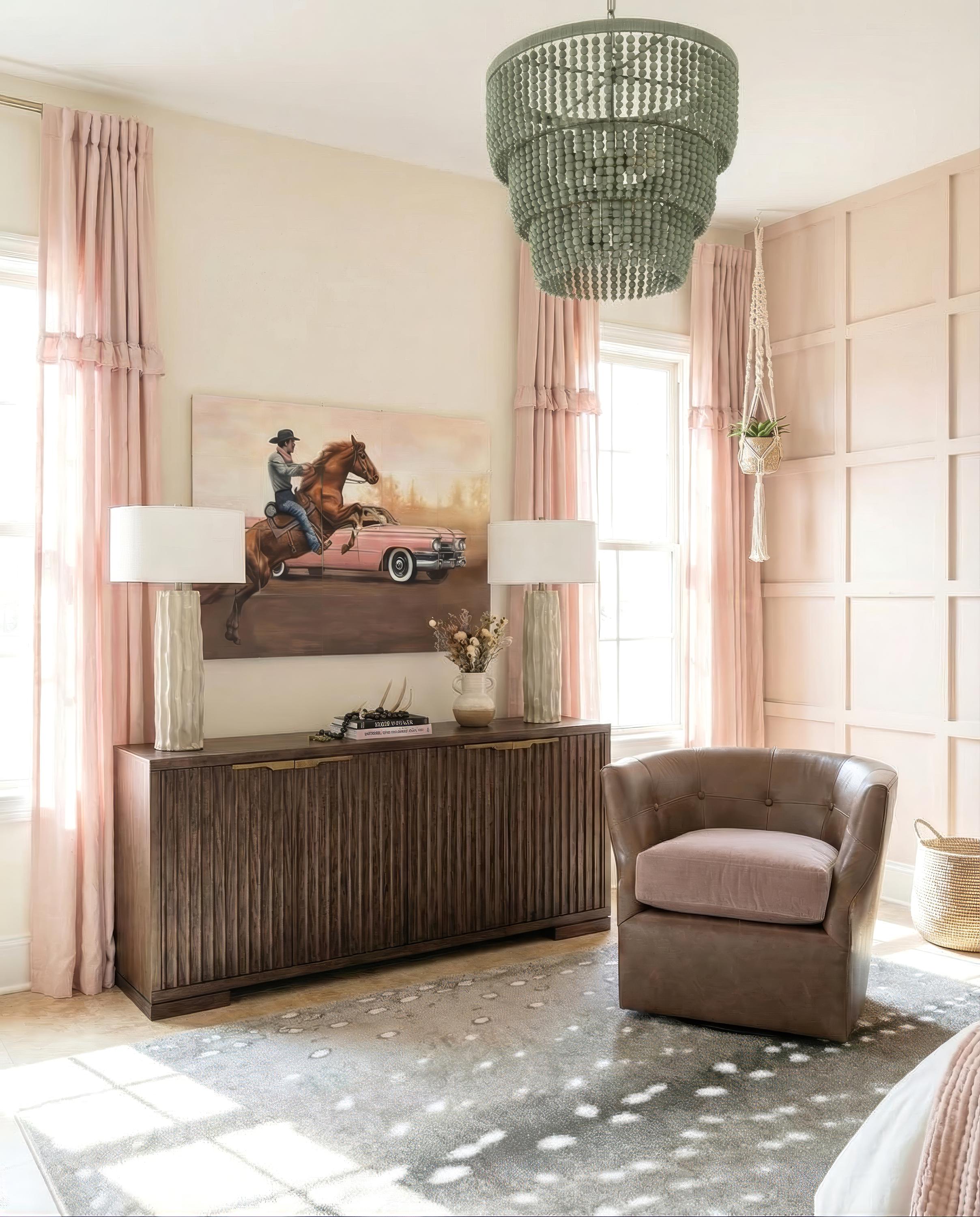 Shelby Dove Leather Swivel Chair | American Made | 8 Way Hand Tied ...