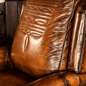 King Ranch Leather Recliner | American Made | High End | Western ...
