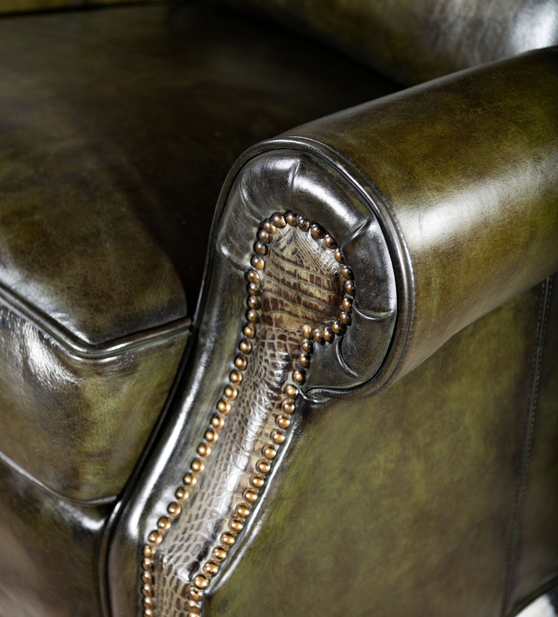 Daphne Leather Recliner | Fine Leather Furniture | American Made - Etsy