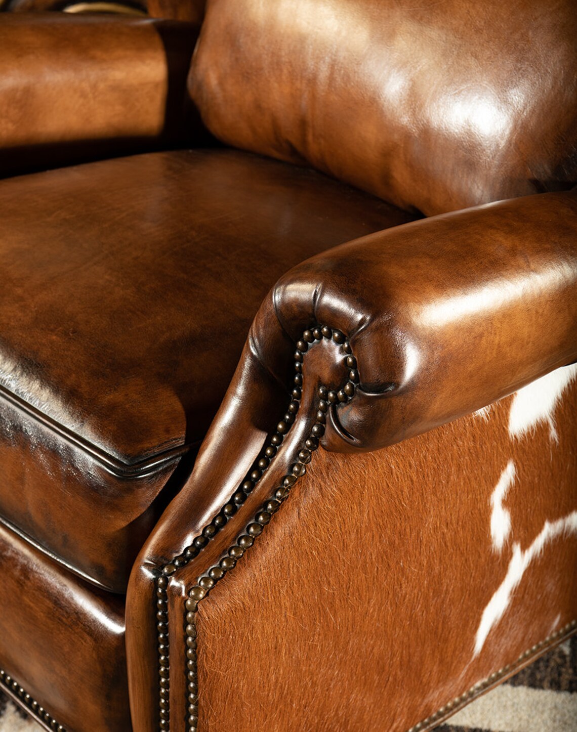Sadler Leather Recliner | Cowhide | American Made | High Quality ...