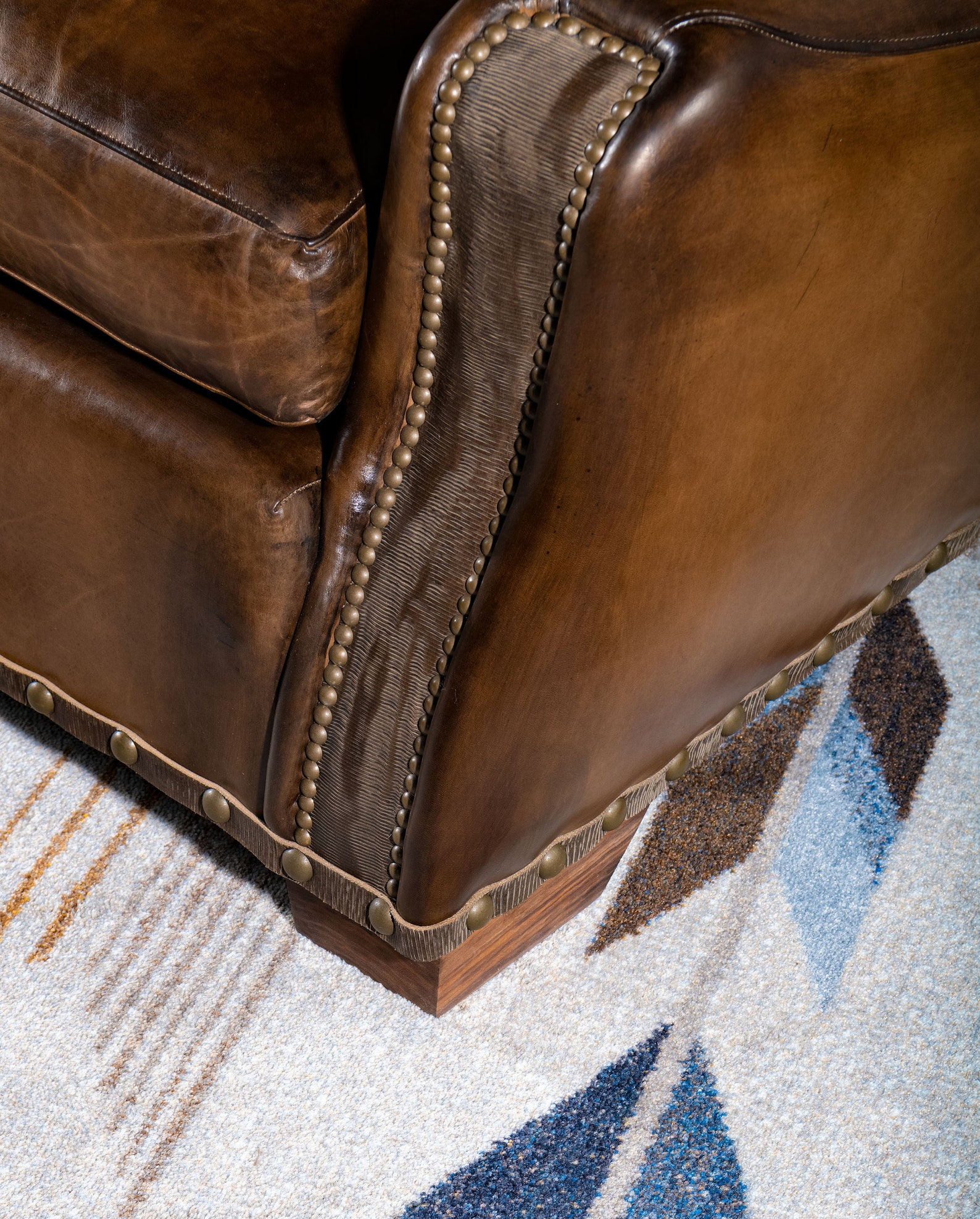 Rio Ranchero Leather Sofa | American Made Western Design - Etsy