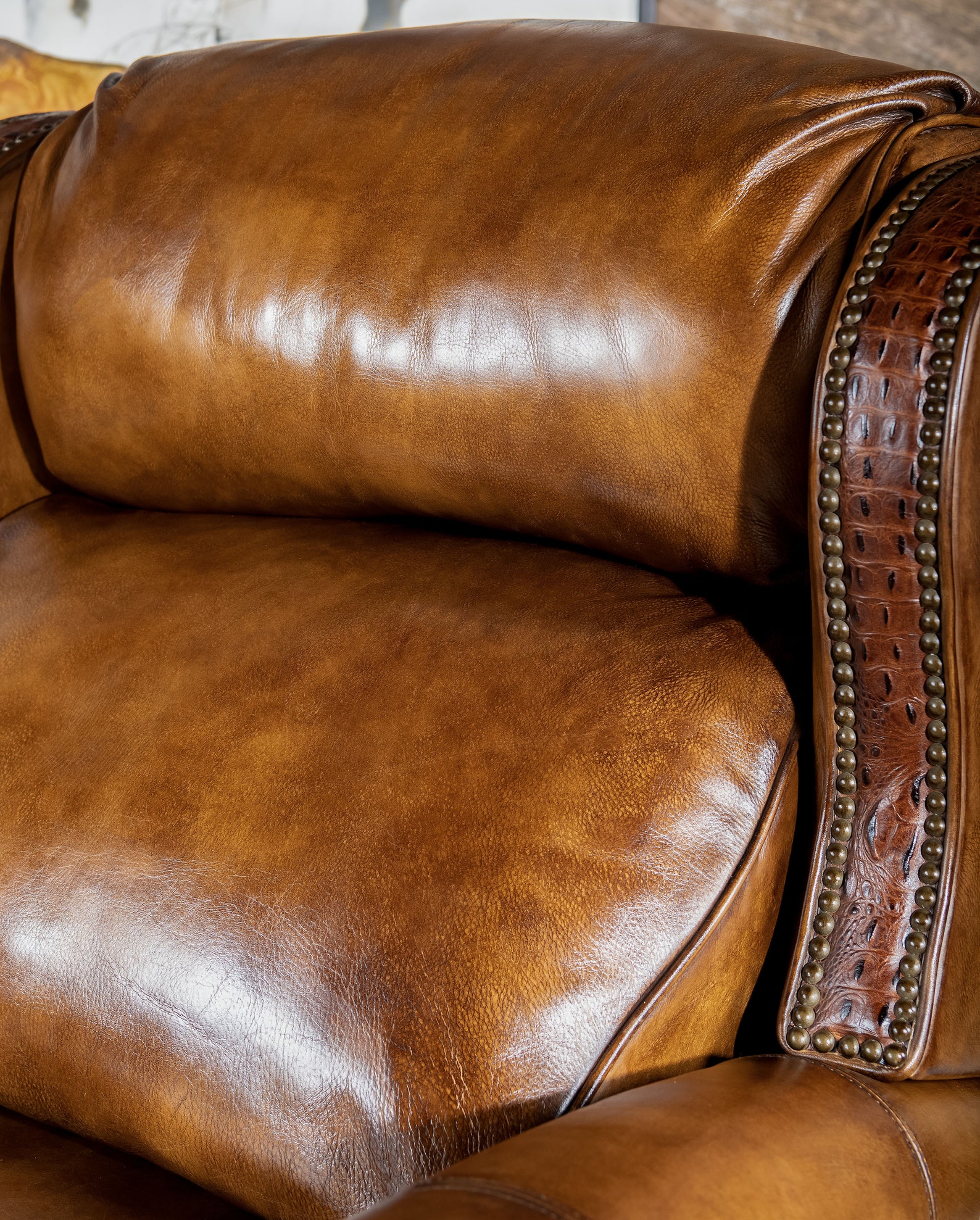 Bronco Westworth Recliner | Full Grain Leather | American Made - Etsy